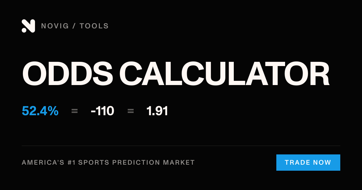 Novig Odds Calculator